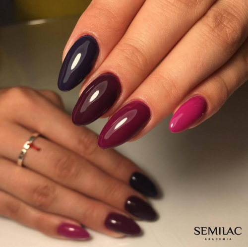 SEMILAC® Lakier hybrydowy Semilac 012 Pink Cherry - 7 ml Nasze Paznokcie