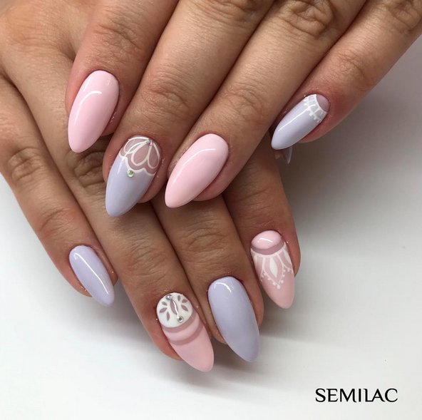SEMILAC® Lakier hybrydowy Semilac 127 Violet Cream - 7 ml Nasze Paznokcie
